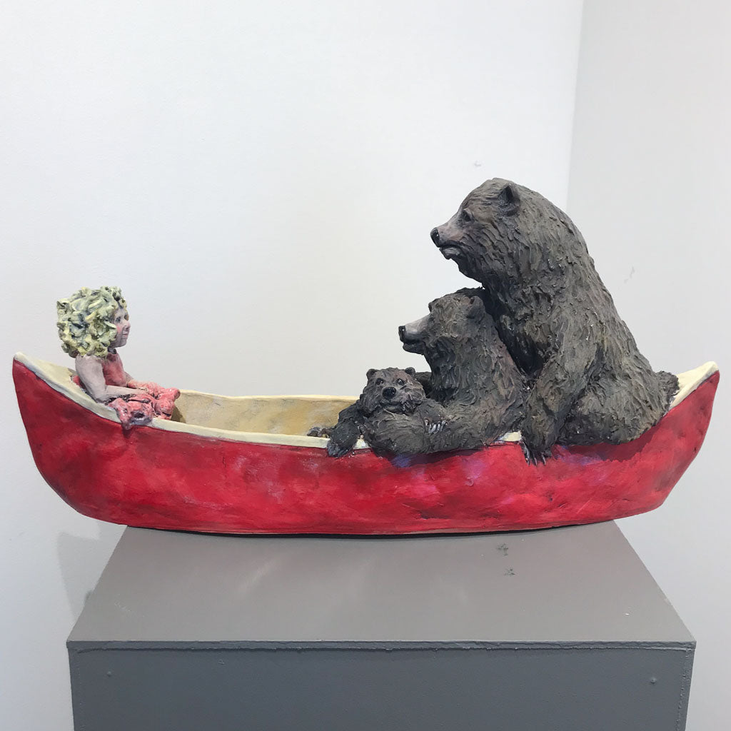 Goldie revised her options... | 11 x 23 x 7 by Elaine Brewer-White