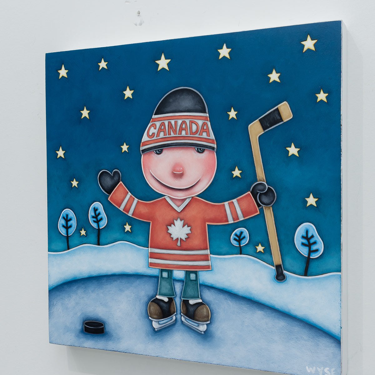 Canadas Boy| 16" x 16" by Peter Wyse