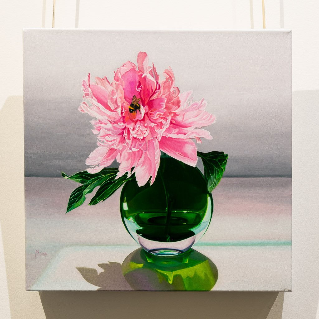 Glass Light #2 | 18" x 18" by Maria Medina - West End Gallery