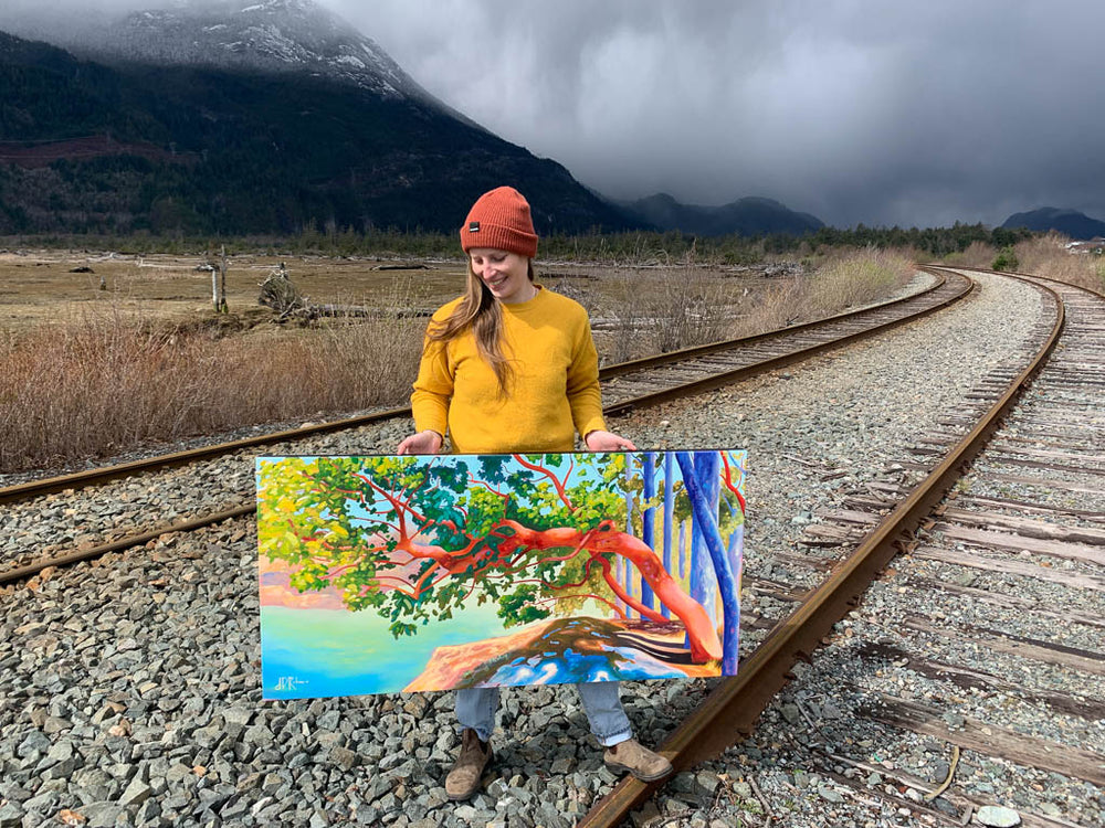 Seeking the Light | 24" x 48" by Jenna D. Robinson | West End Gallery