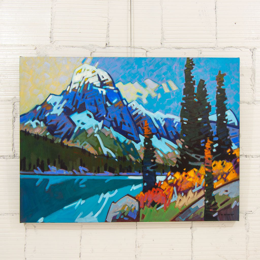 Fresh Snow on Chephren | 36" x 48" by Cameron Bird
