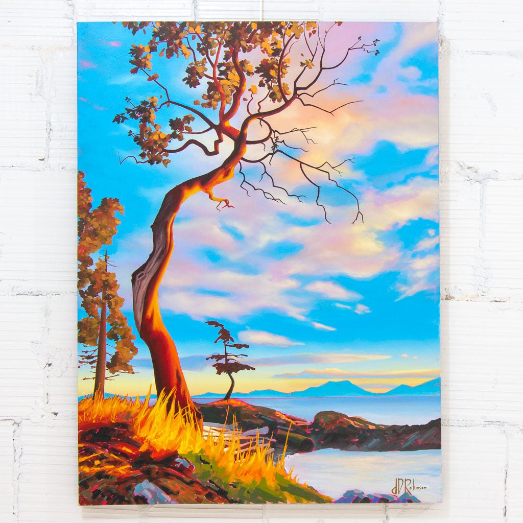 Stay Awhile | 48" x 36" by Jenna D. Robinson