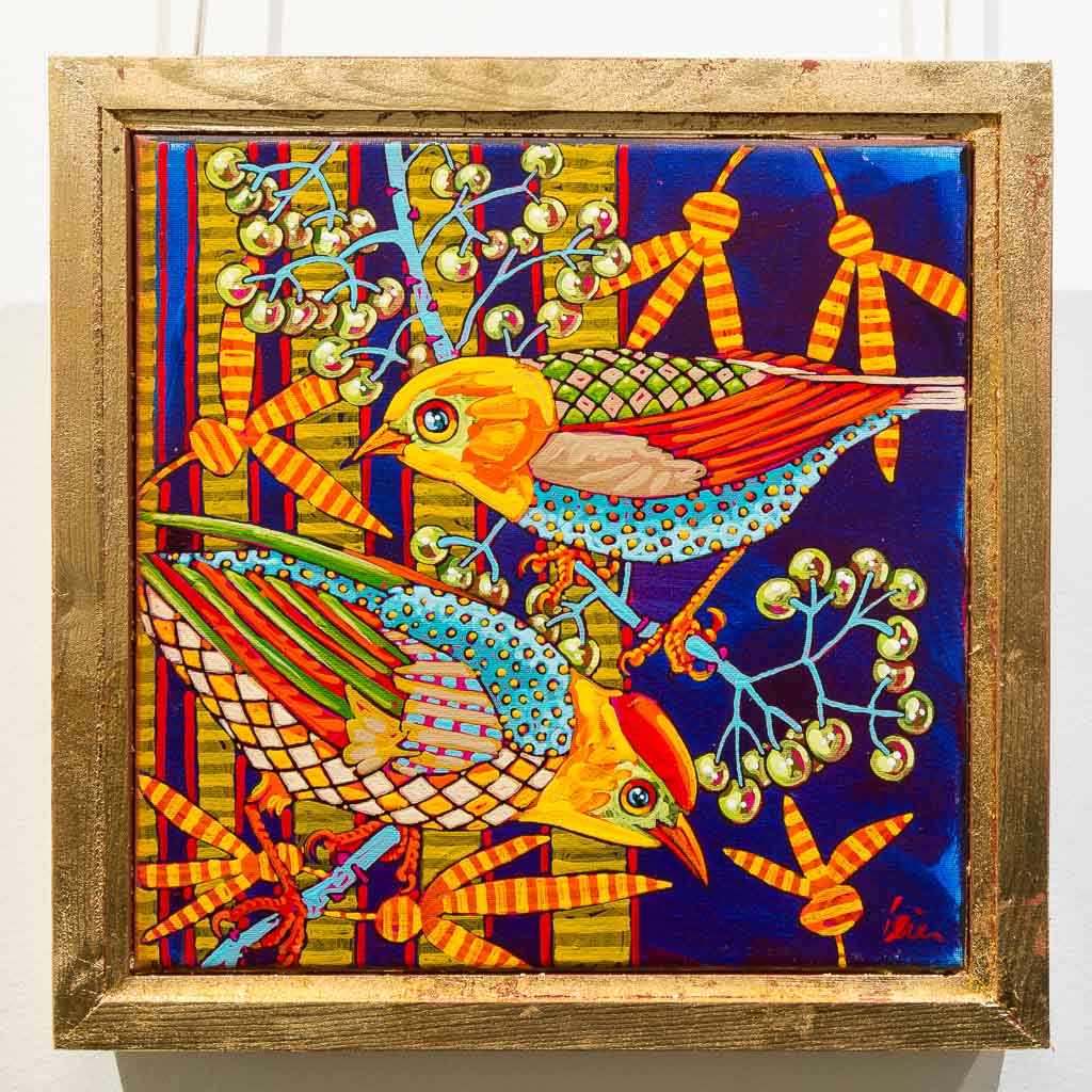 Dottie and Frenchie | 12" x 12" by Grant Leier - West End Gallery