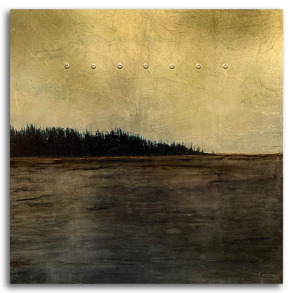 At the Flats | 22" x 22" by David Graff