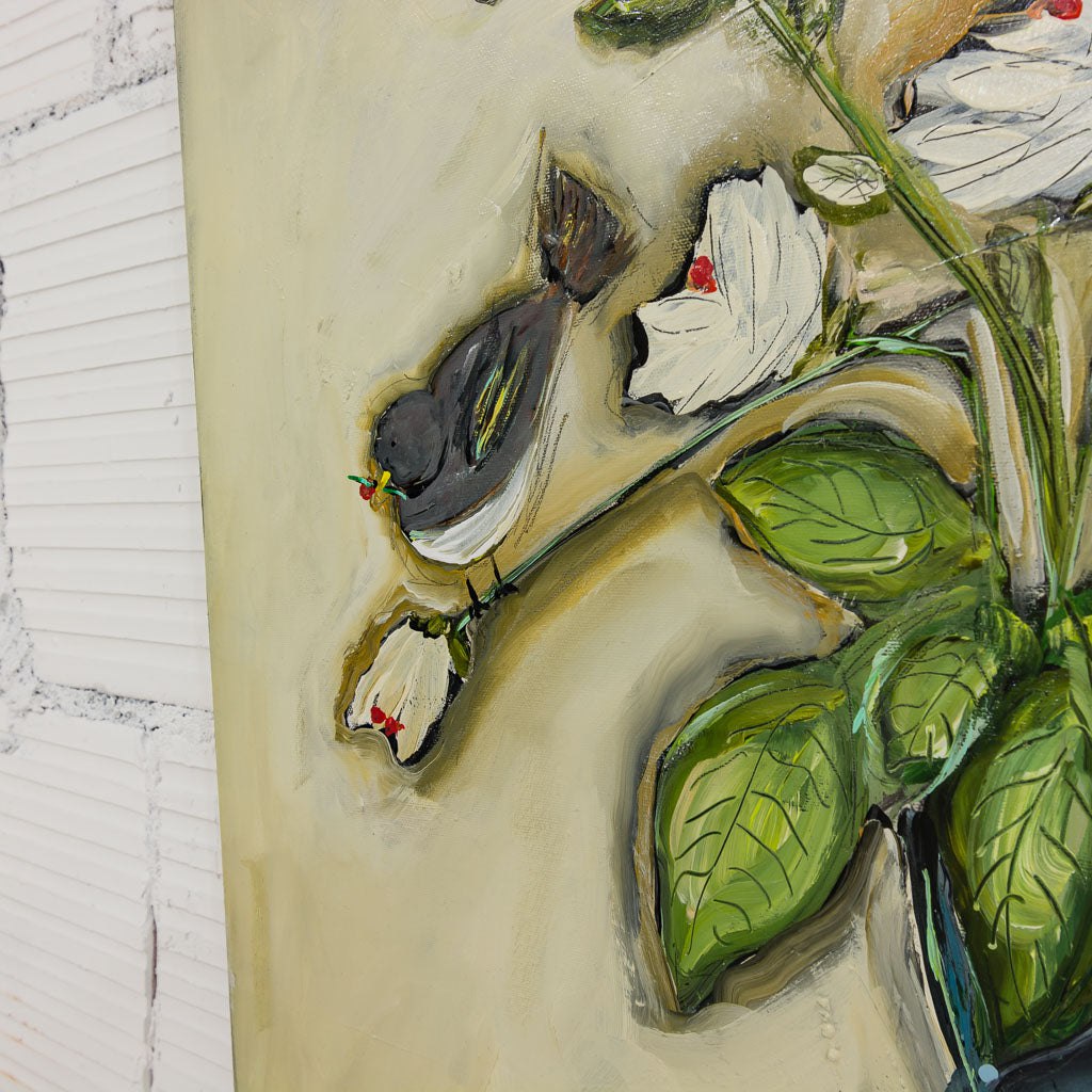 Simple and delicate | 30" x 24" by Josée Lord - West End Gallery