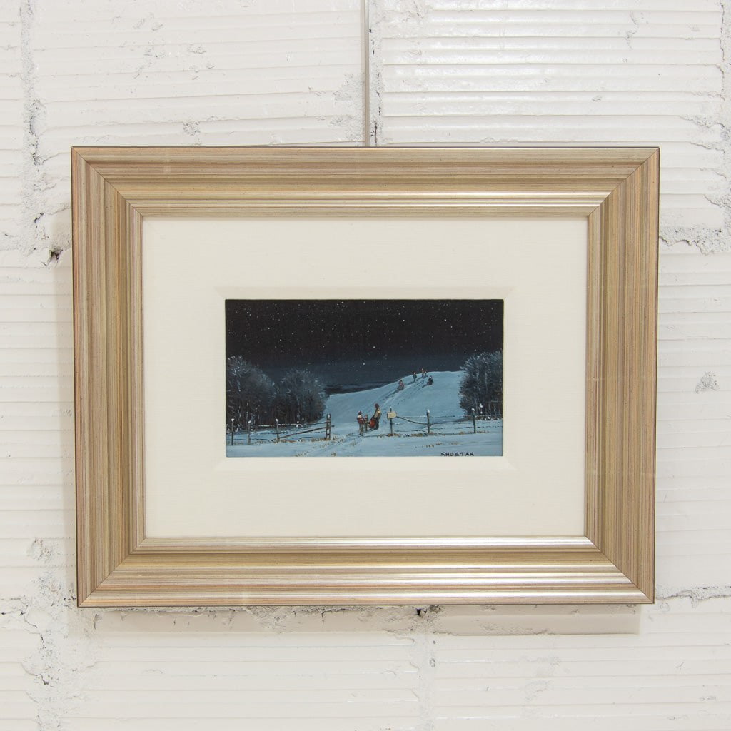 Do you want to ride with me? | 6" x 10" by Peter Shostak | West End Gallery