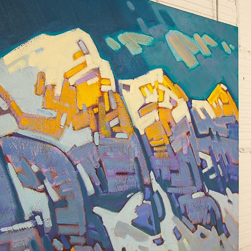 Alpenglow in the Valley of Ten | 40" x 30" by Cameron Bird - West End ...